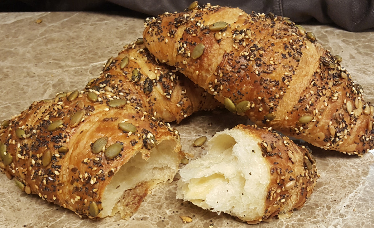 Butter Croissant With Seeds 1-Pk – Clasen's European Bakery